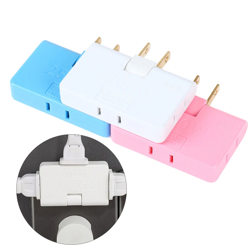 Rotatable-Socket-Converter-One-In-Three-180-Degree-Extension-Plug-Multi ...