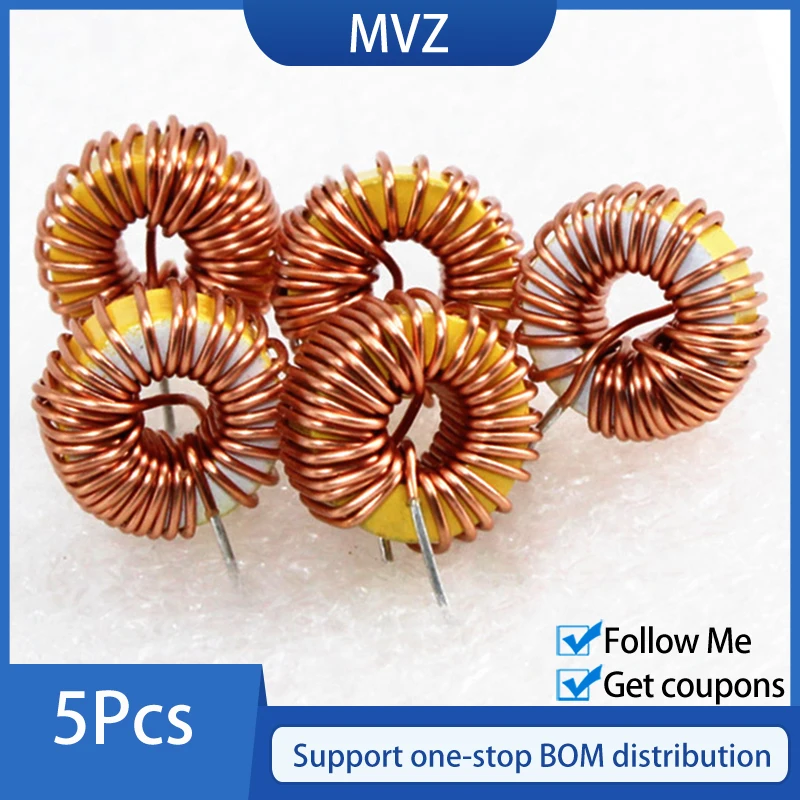 5pcs Toroid Inductor 3A Winding Magnetic Inductance 10uH 22uH 33uH 47uH ...