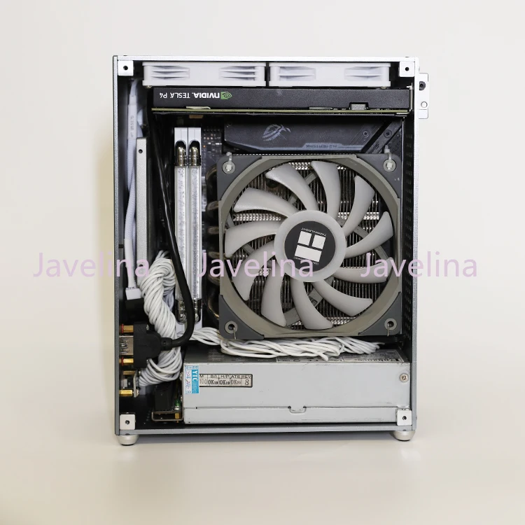 Mini ITX case, compact design, aluminum alloy, 1U small power supply ...