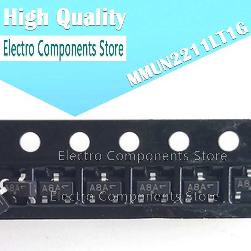 10PCS-Lot-MMUN2211LT1G-Marking-A8A-A8A-A8-SMD-SOT-23-Digital-Triode-NPN ...
