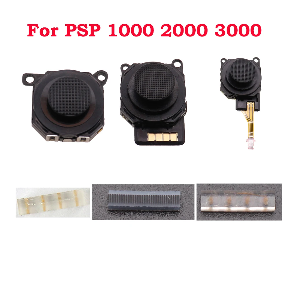 For-PSP-1000-2000-3000-3D-Analog-Joysticks-Thumb-stick-Cap-Button ...