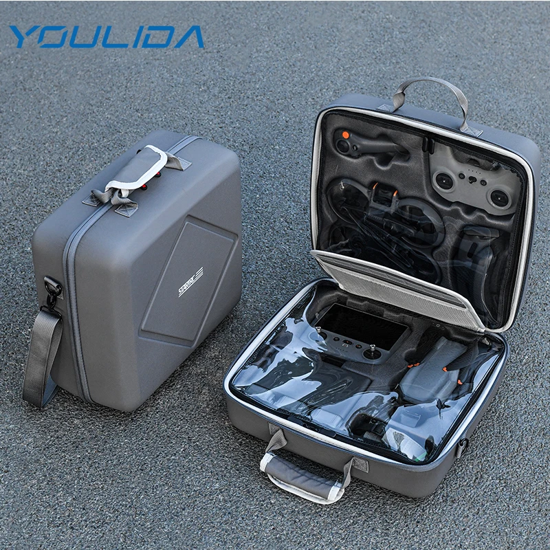 Dual-drone Carrying Case For DJI Avata 2/Air 3/Air 3S/Mini 4 Pro Drone ...