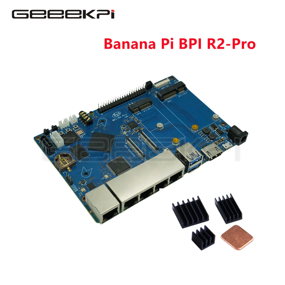 Original Banana Pi Bpi R2 Pro Rockchip Rk 3568 Quad-core Arm Cortex-a55 Cpu Opensource Router ...