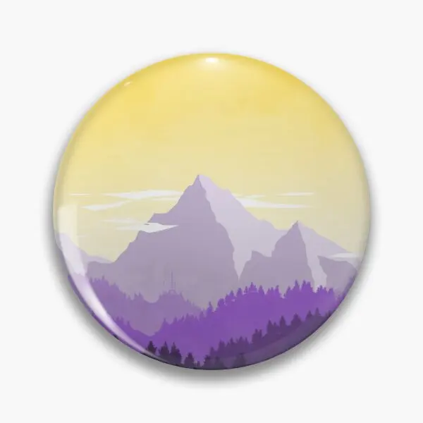 Enby Range Circle Subtle Non Binary Fla Soft Button Pin Lover Hat ...