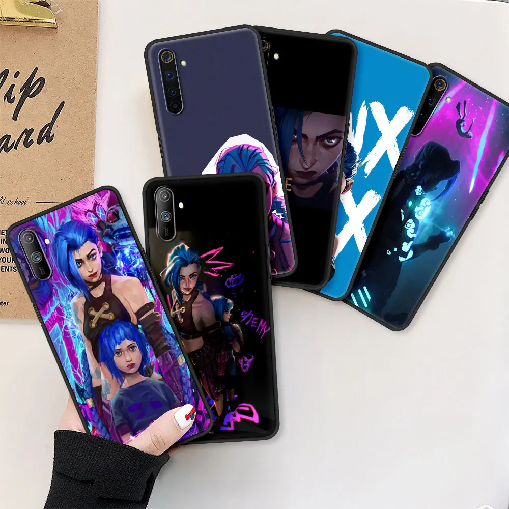 Arcane Cool Jinx Mobile Phones Cover For Realme 8 6Pro C21 C3 C12 XT 7 ...