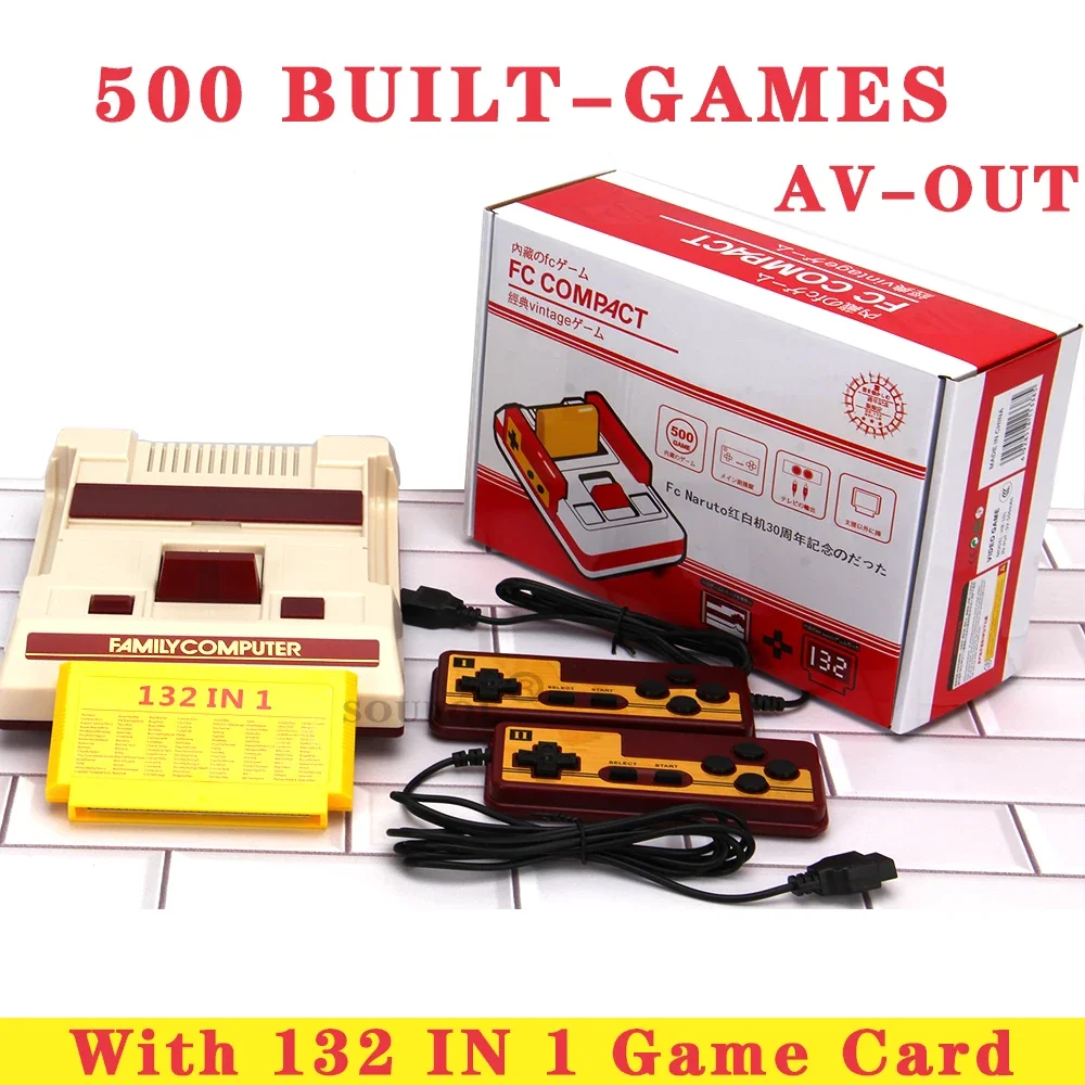New-8-Bit-Retro-Classic-AV-Out-TV-Video-Game-Console-Family-Handheld ...