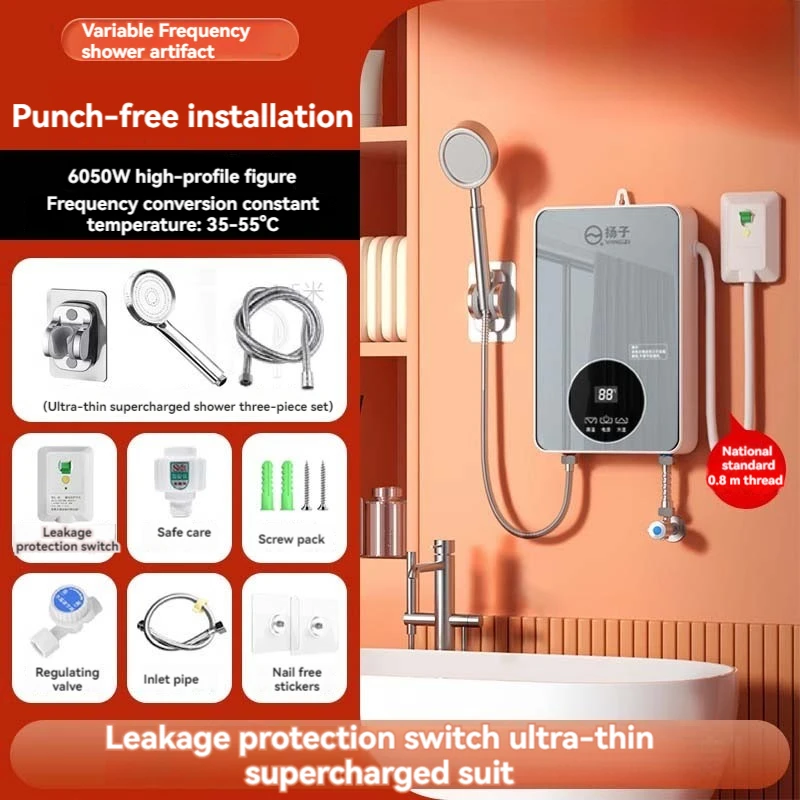 Tankless-Water-Heater-Electric-Hot-Water-Heater-Digital-Display ...