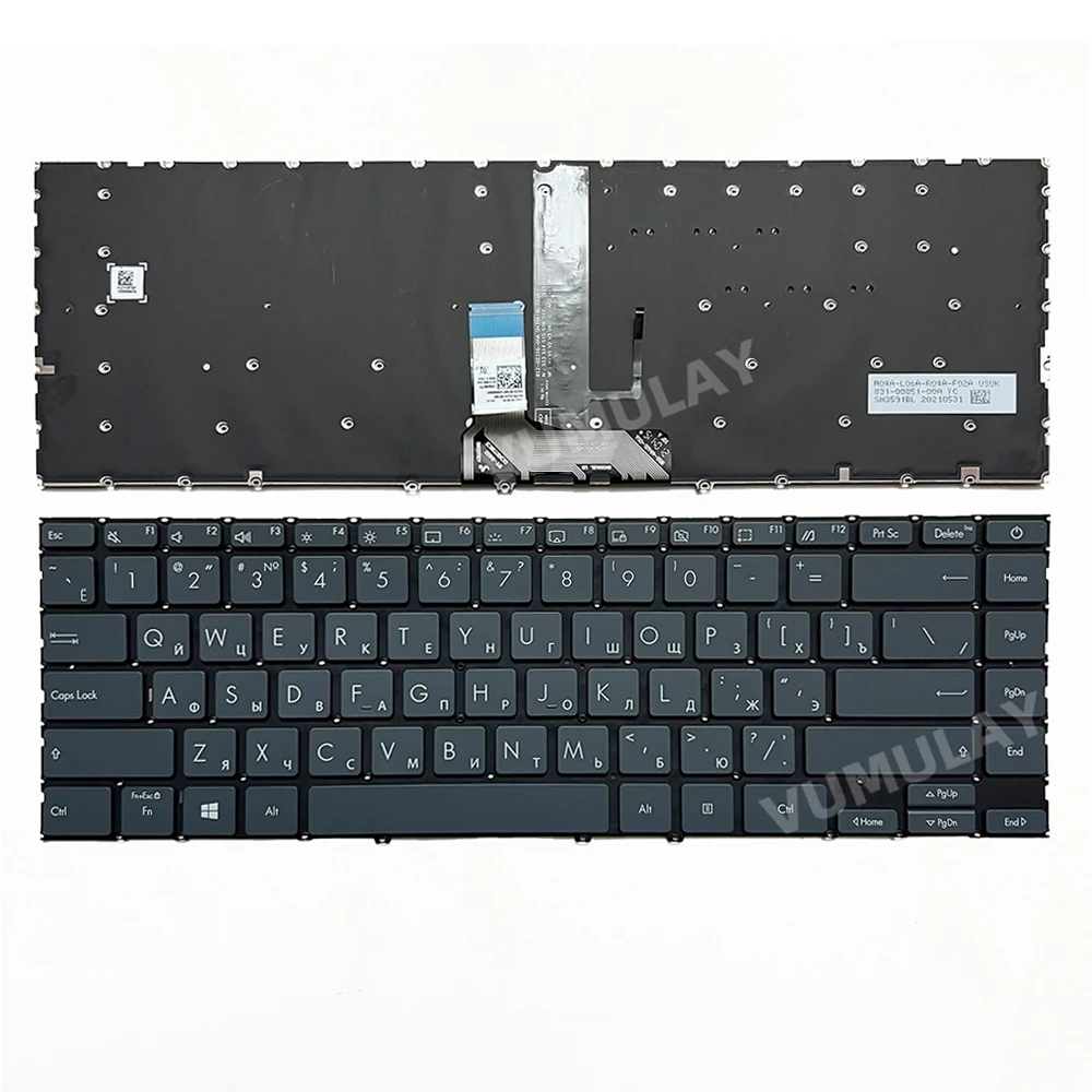 Russian Backlit Keyboard for Asus ZenBook UX425J UX425JA UX425E UX425EA ...