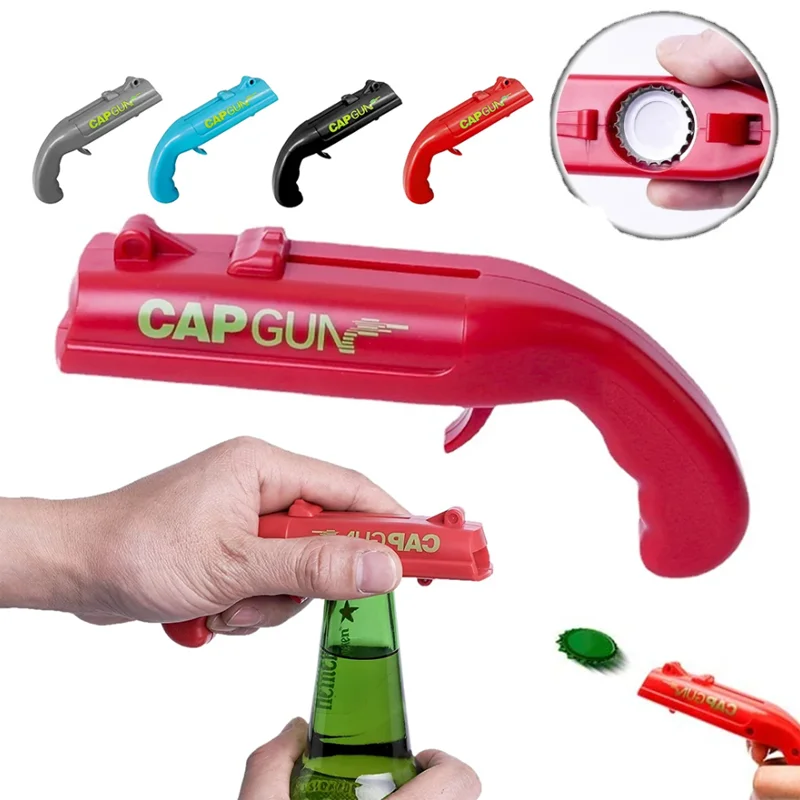 Bottle Opener Bottle Cap Launcher With Shooter Party Drinking Game Toys ...