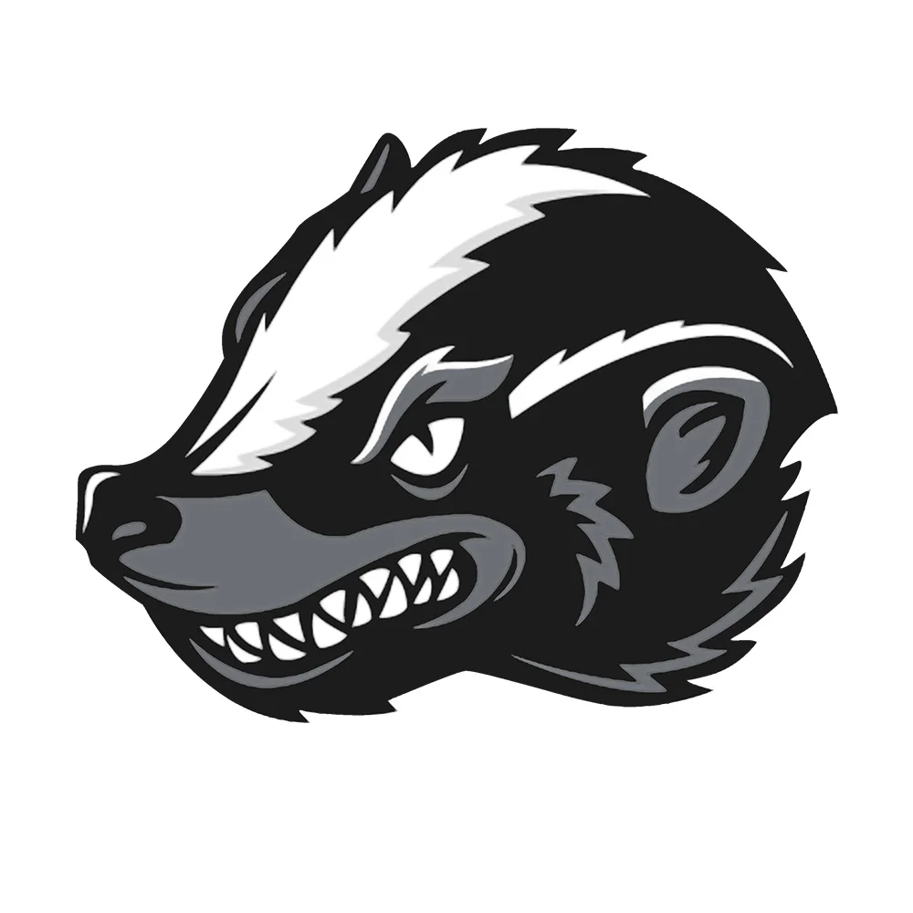Mean Badger Clipart
