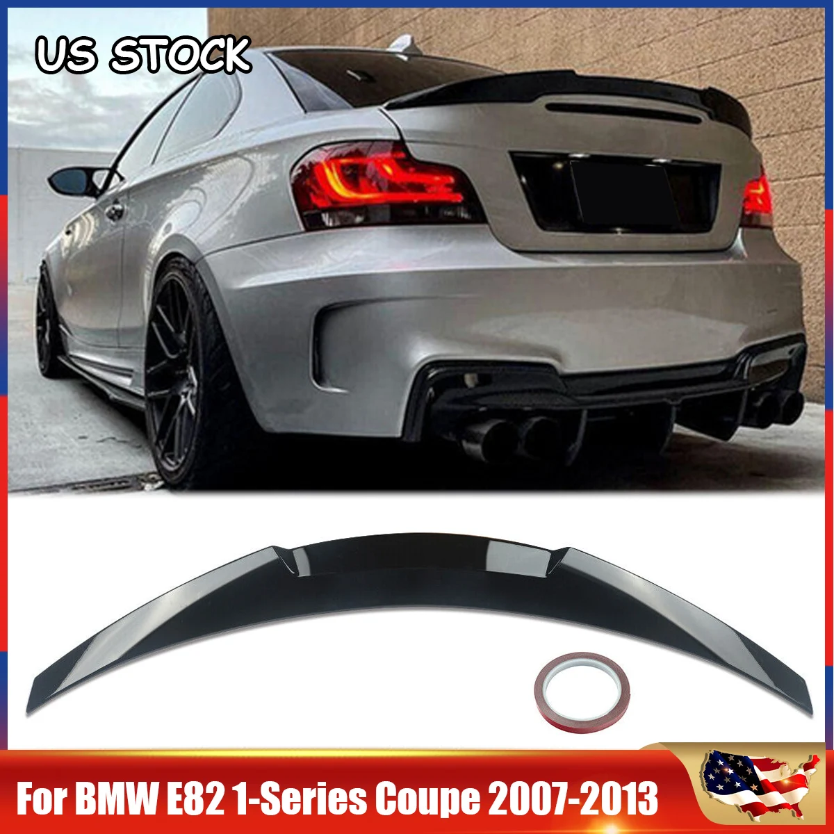 For BMW 1 Series E82 E82 125i 128i 135i Coupe 2007-2013 M4 Style Rear ...