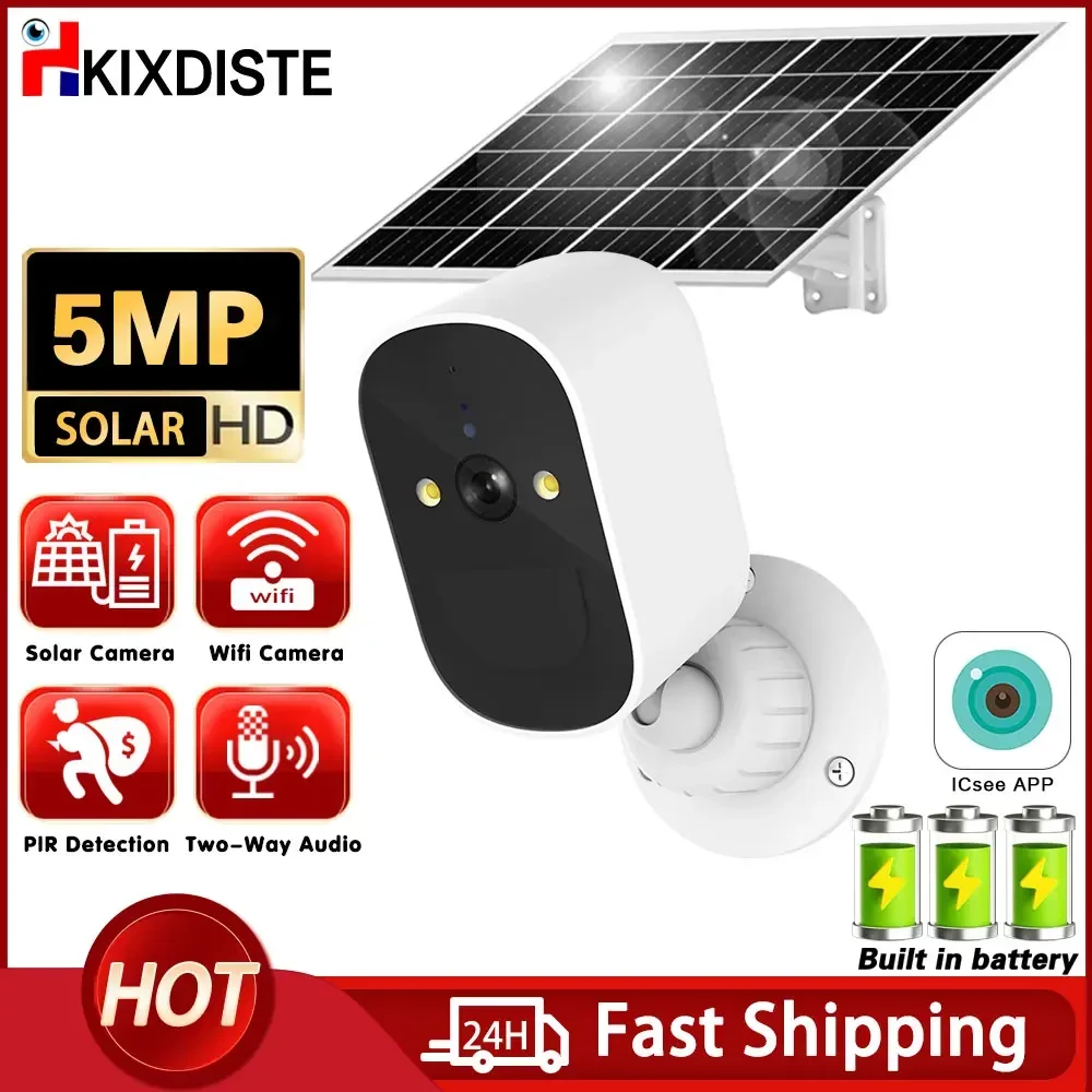 5MP-Wifi-Solar-Camera-Outdoor-Two-Way-Audio-Human-Detection-Night ...