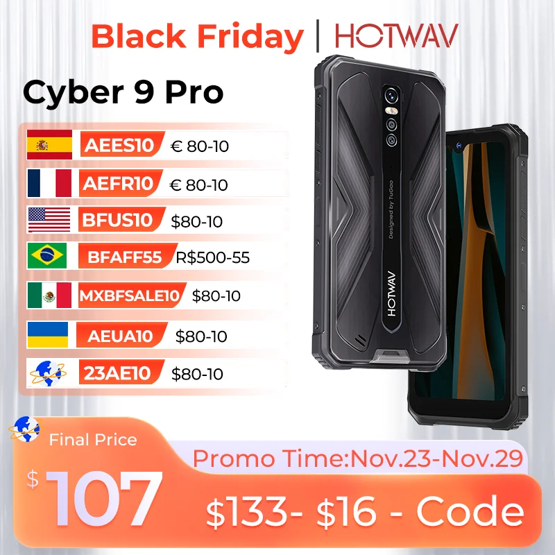 HOTWAV-Cyber-9-Pro-4G-robusto-Smartphone-Helio-P60-Octa-Core-6-3-8GB ...