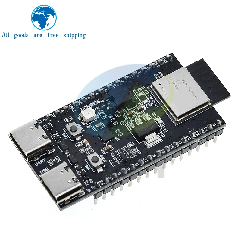 Tzt Esp32 H2 Devkitm Wifi Bluetooth H2 Series Thread Zigbee Ble Esp32 H2 Esp32 H2 Devkitm