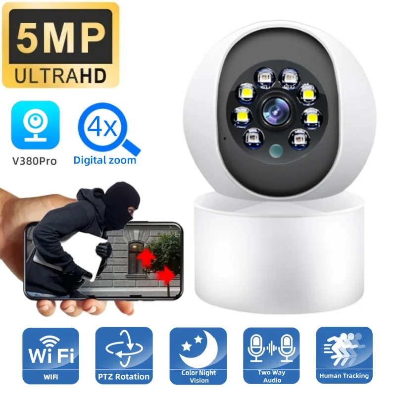 5MP-PTZ-Surveillance-Camera-Inteligente-5G-Wifi-Baby-Cam-Security ...