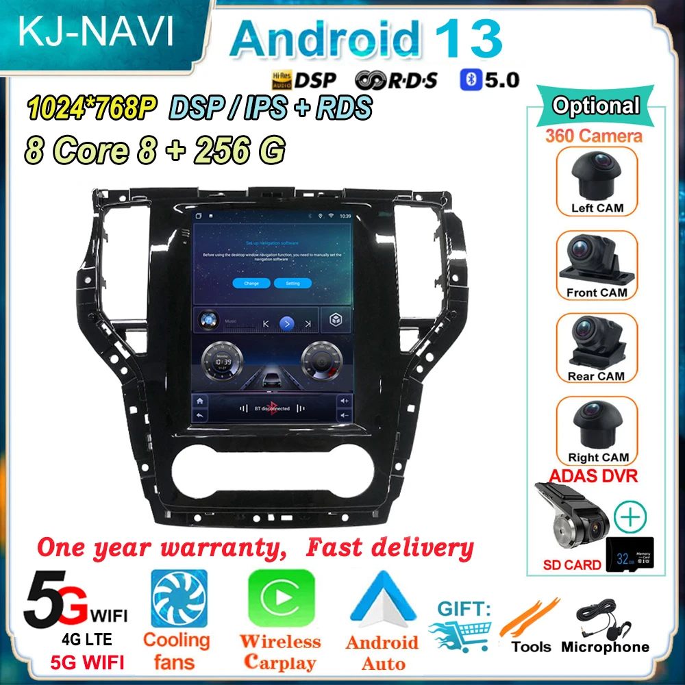Carplay-Android-14-Auto-Car-Radio-Stereo-for-Roewe-RX5-2016-2017-2018 ...