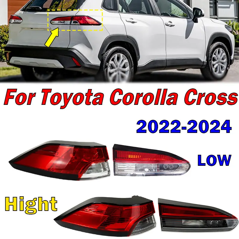 Car Accessories For Toyota Corolla Cross 2022 2023 2024 Auto Rear Tail ...
