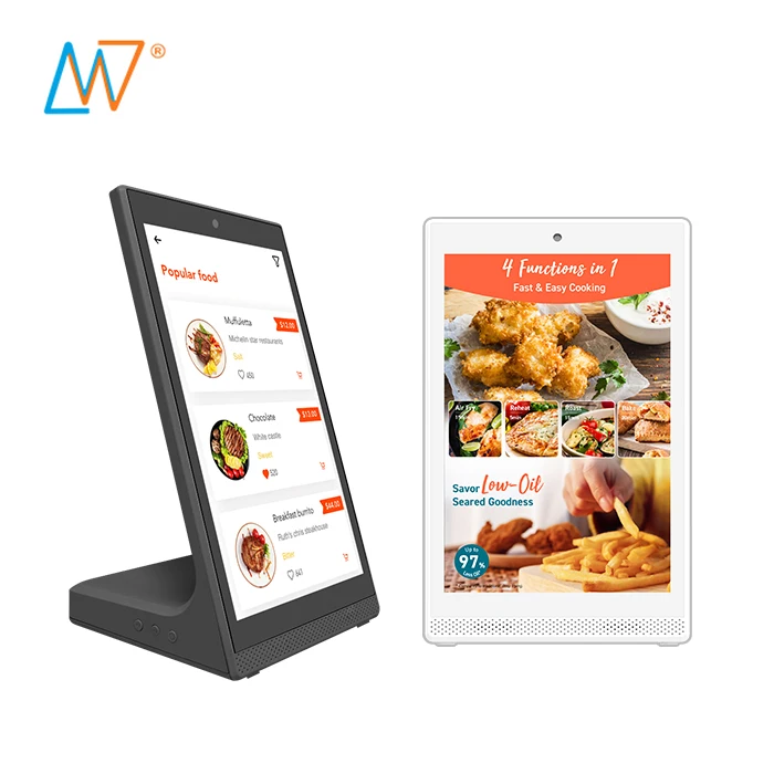 10 Inch Android Table Top Kiosk Lcd Touch Screen Desktop Self Order ...