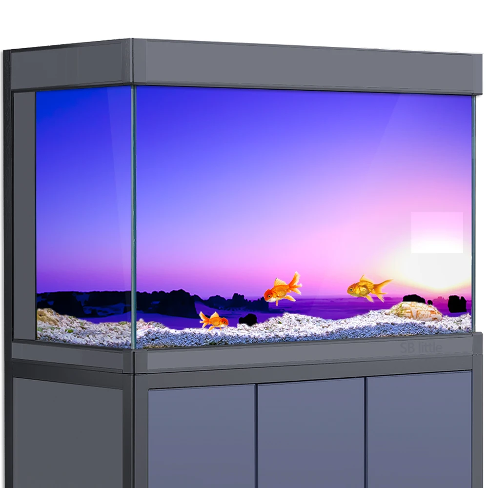 Aquarium-Background-Sticker-Decoration-for-Fish-Tanks-Reptile-Habitat ...