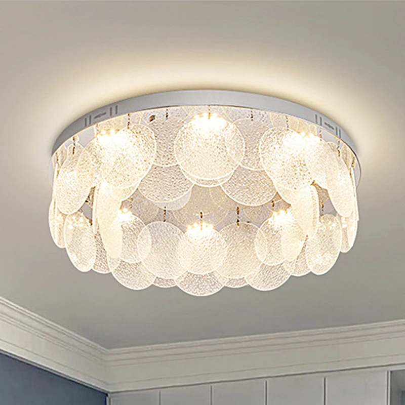Light Luxury Style Ceiling Lamp Living Room Post-Modern Minimalist ...