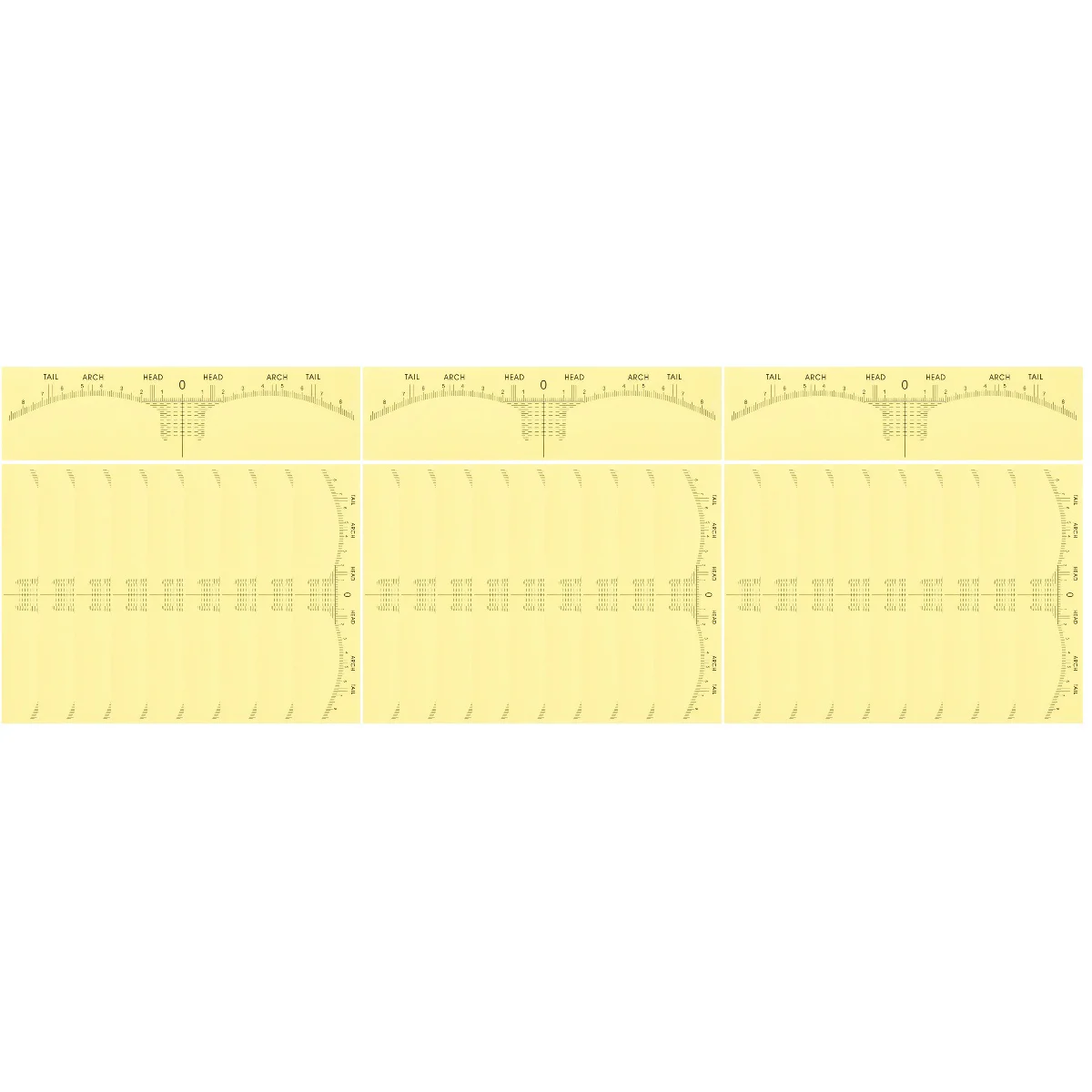 30-Pcs-Eyebrow-Tattoo-Ruler-Shaper-Measurement-Makeup-Lady-Tools ...