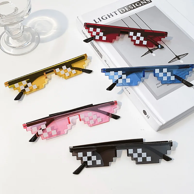 Mosaic-Sunglasses-Cosplay-Anime-ress-up-Party-Glasses-Hawaiian-summer ...