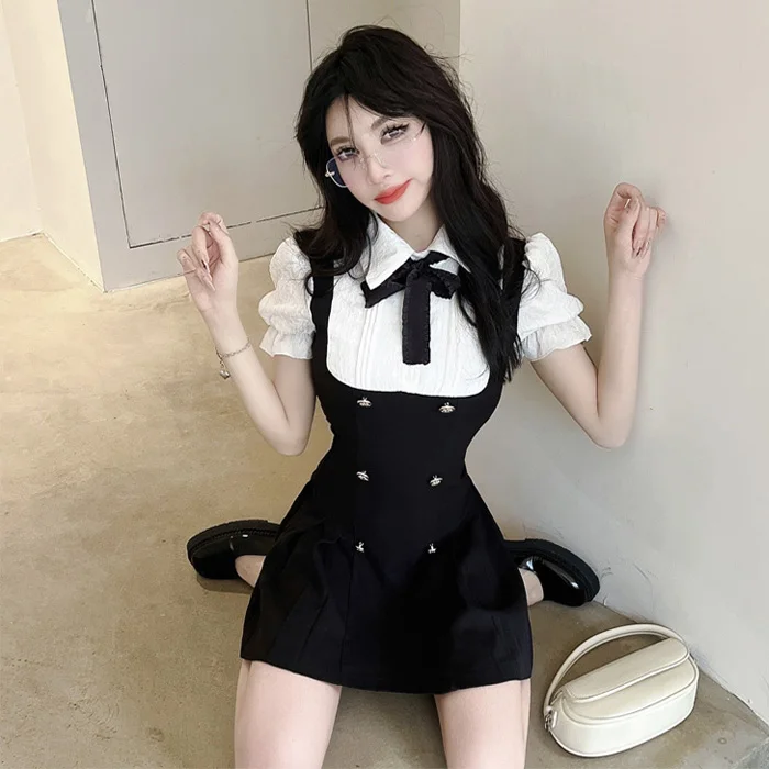 Gege-s-Summer-Internet-Celebri-Pure-Desire-Girl-Polo-Collar-Fake-Two ...