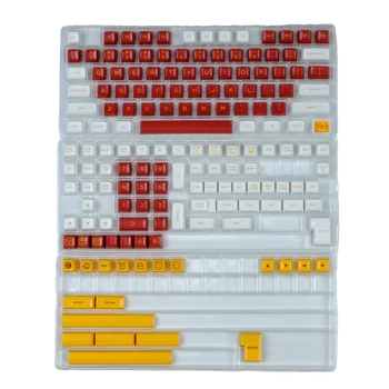 QX EVA 02 Keycaps for Mechanical Keyboard Double Shot PBT Red Color QXA ...