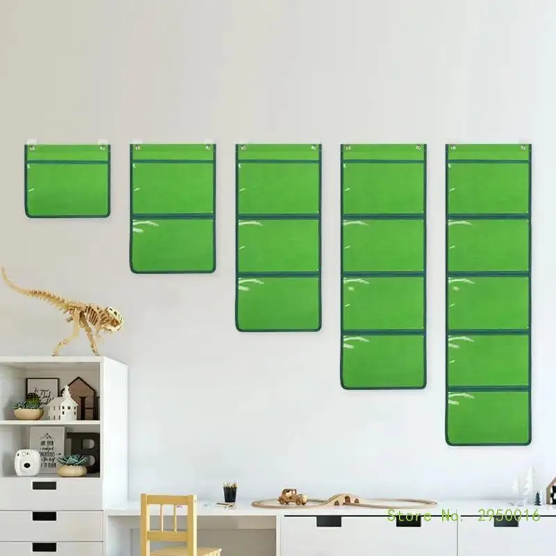 Pocket-Chart-Haning-Wall-File-Practical-Hanging-Bag-for-Classroom-Cards ...