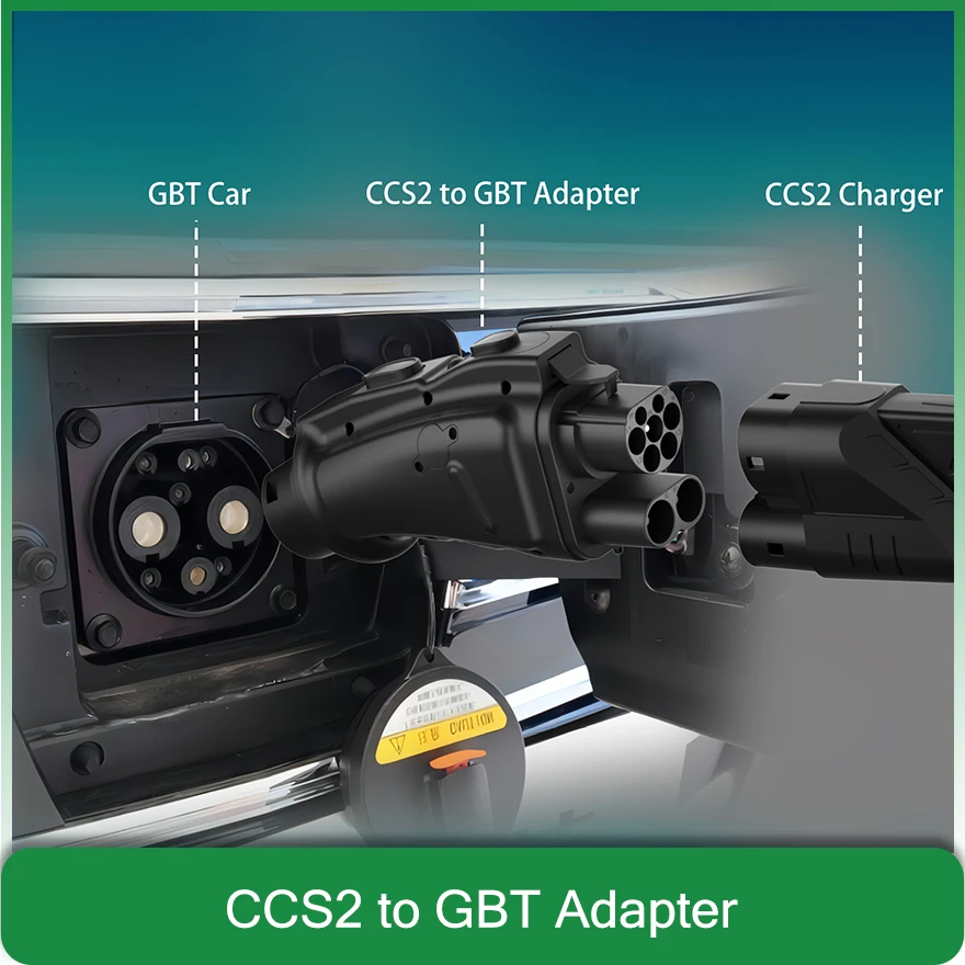 Electric-vehicle-DC-Fast-charging-CCS2-To-GBT-EV-Charger-Adapter-for ...