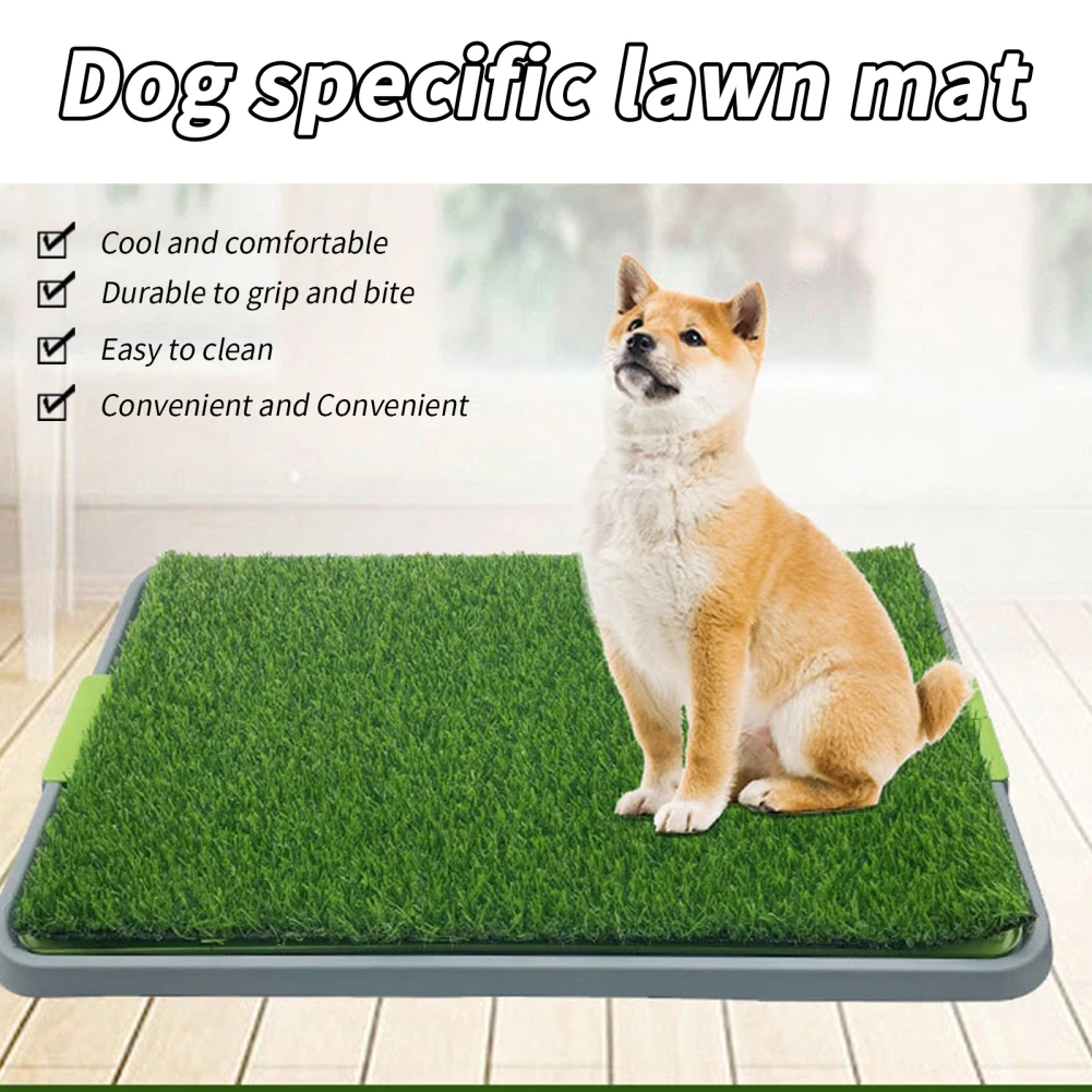 Artificial-Grass-Pee-Pad-Dog-Grass-Large-Patch-Potty-Reusable-Training ...