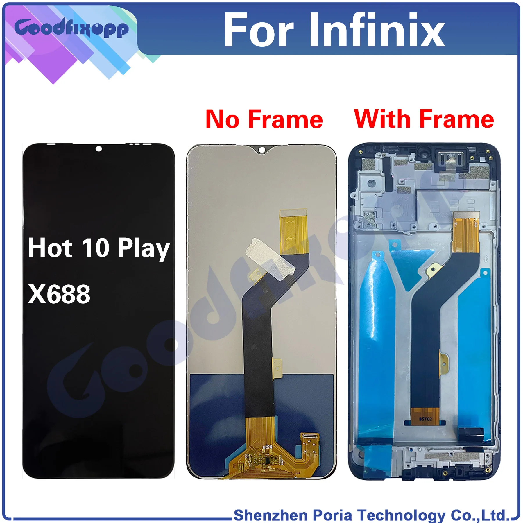 For-Infinix-Hot-10-Play-X688-X688C-X688B-LCD-Display-Touch-Screen ...