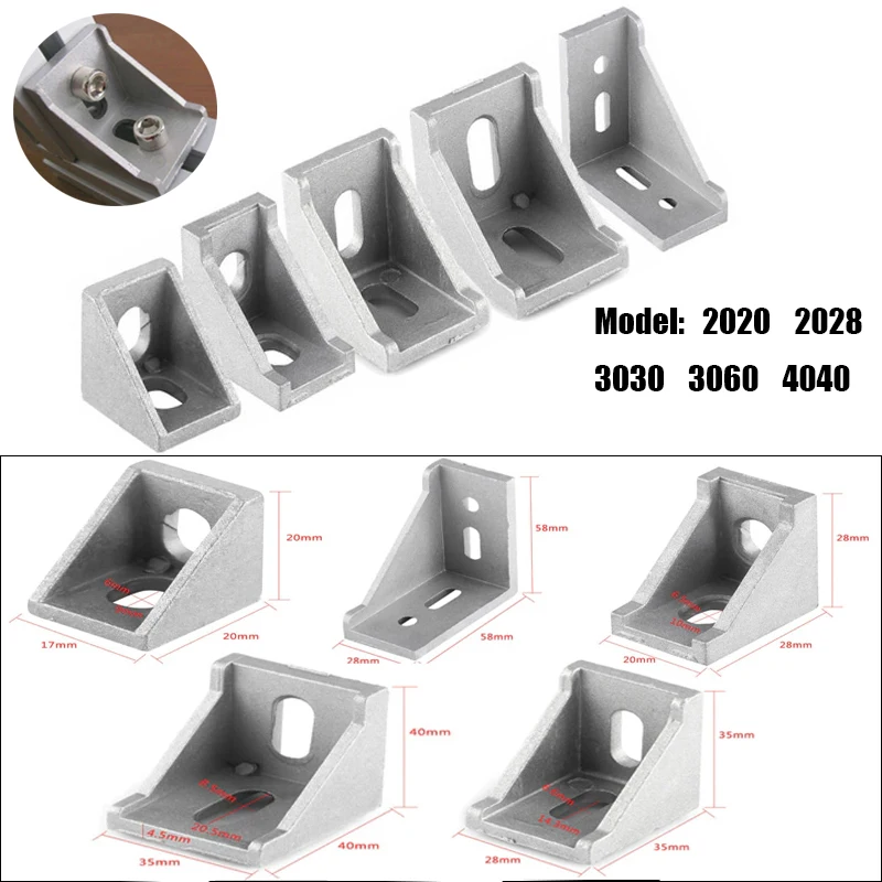 5-10pcs-corner-bracket-fitting-aluminum-connector-fastener-2020-3030 ...