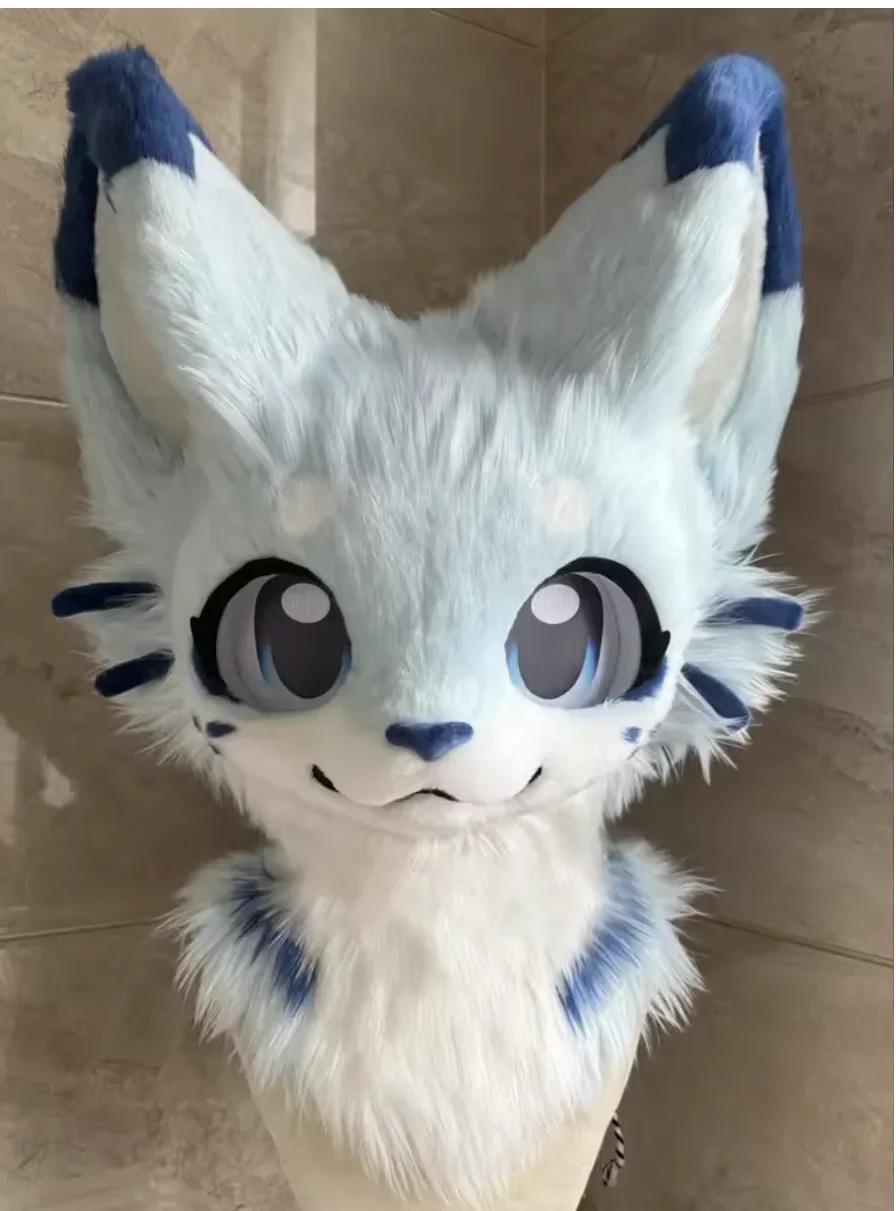 Kig Role Playing Custom Fur Head Mask Head Cosplay Kigurumi Fur Suit ...