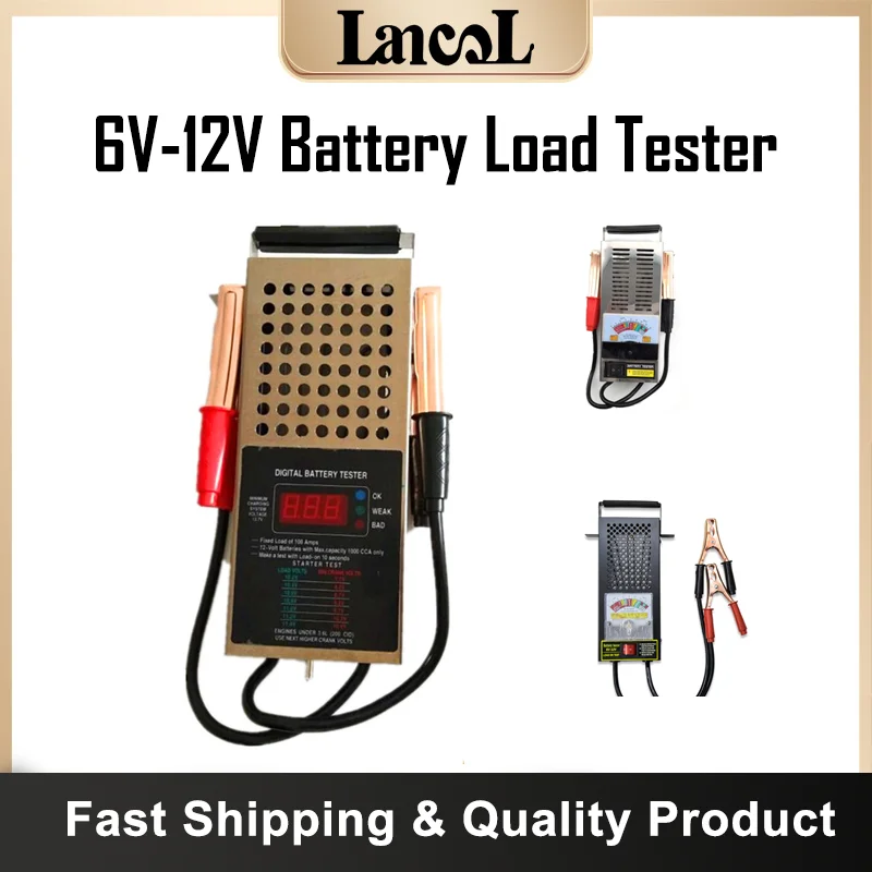 LANCOL BT-05 Motorcycle Car Battery Tester Load Tester Alternator ...