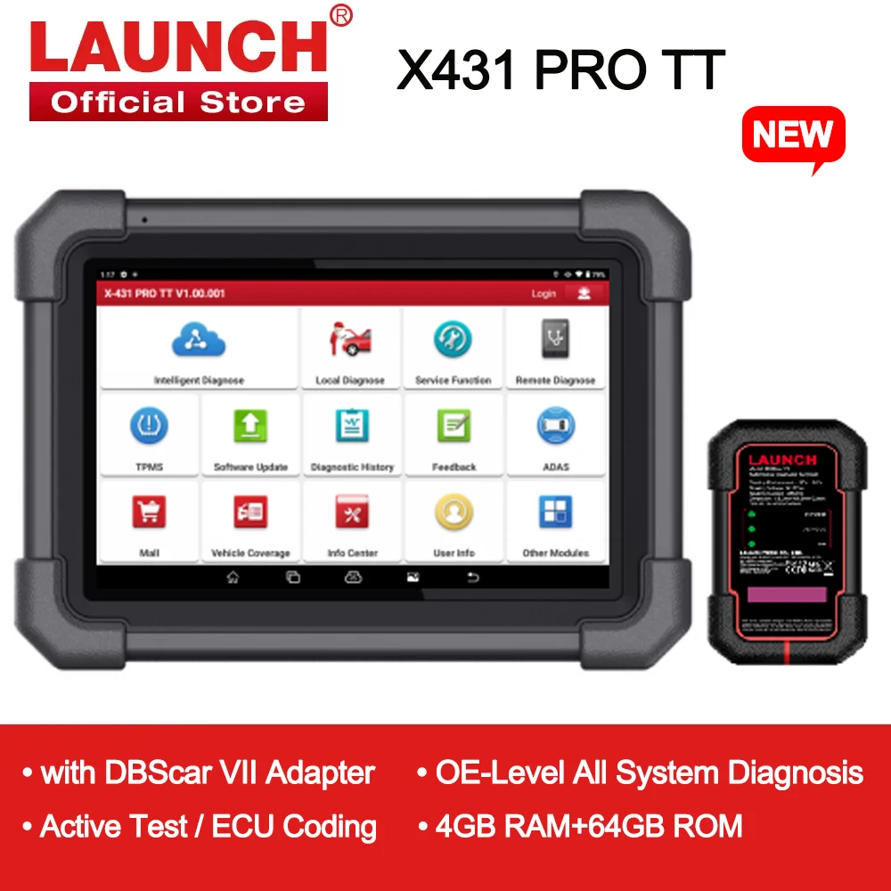 LAUNCH-X431-Pro-TT-Pro-Car-Diagnostic-Tools-Auto-OBD2-Scanner-Full ...