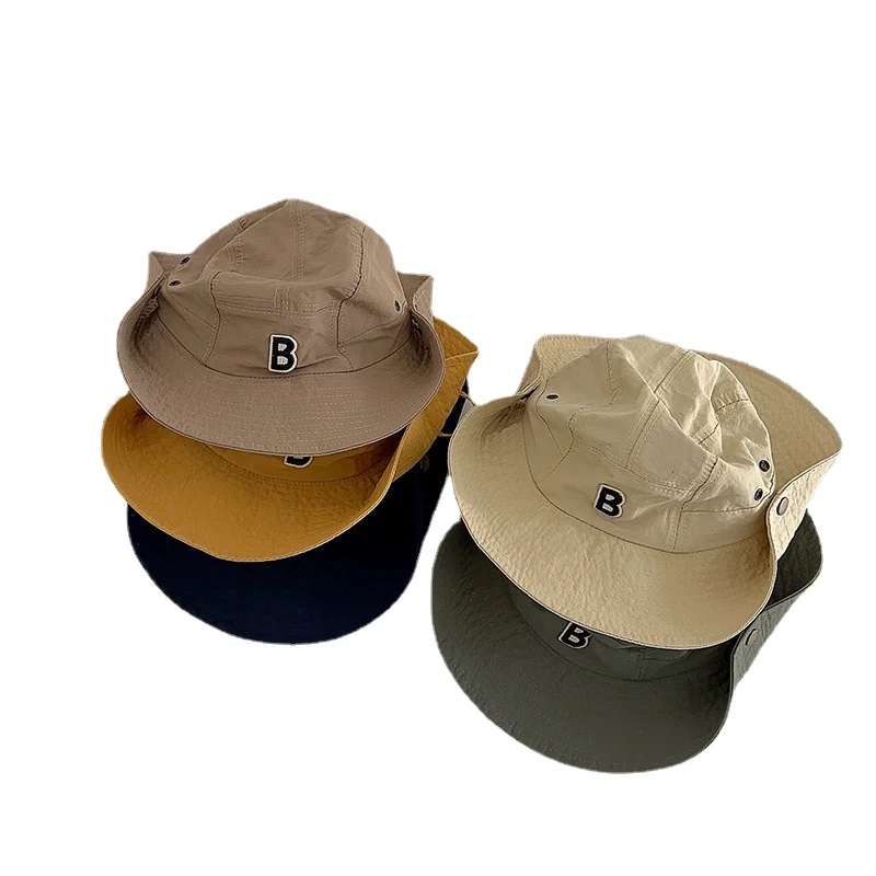 Korean-Foldable-Big-Brim-B-Letter-Hat-for-Boys-and-Girls-Summer-Outdoor ...
