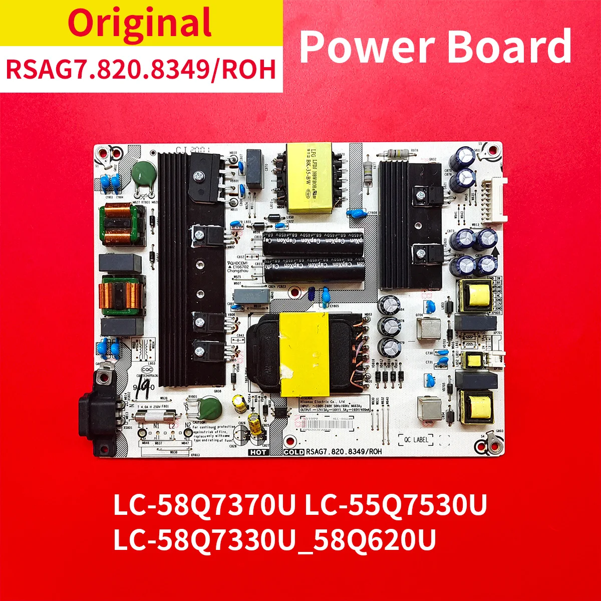 Test-Good-Quality-Original-Power-Board-for-Sharp-and-Hisense-TV-RSAG7 ...