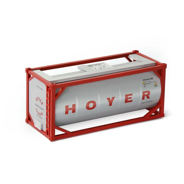Oil Tank Container 20ft Shipping Container HO Scale - SHOP THE NATION