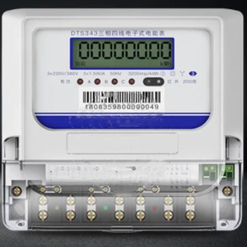 Three-phase-four-wire-electronic-energy-meter-model-DTS343-3-1-5-6-A ...