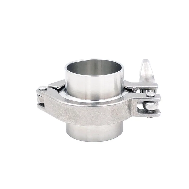 Sanitary Stainless Steel Tri-Clamp Double Ferrule Union Set, Quick ...