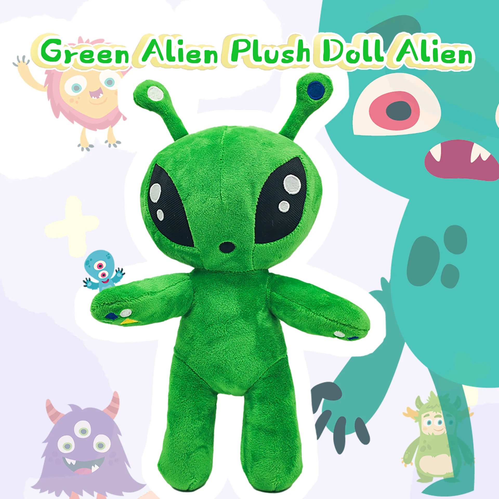 24CM-Green-Alien-Plush-Toys-Big-Eyes-And-Long-Ears-Soft-Stuffed-Animal ...