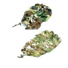 3D Camo Net Airsoft Helmet Cover Laser Cut Nylon Drawstring Helmet ...