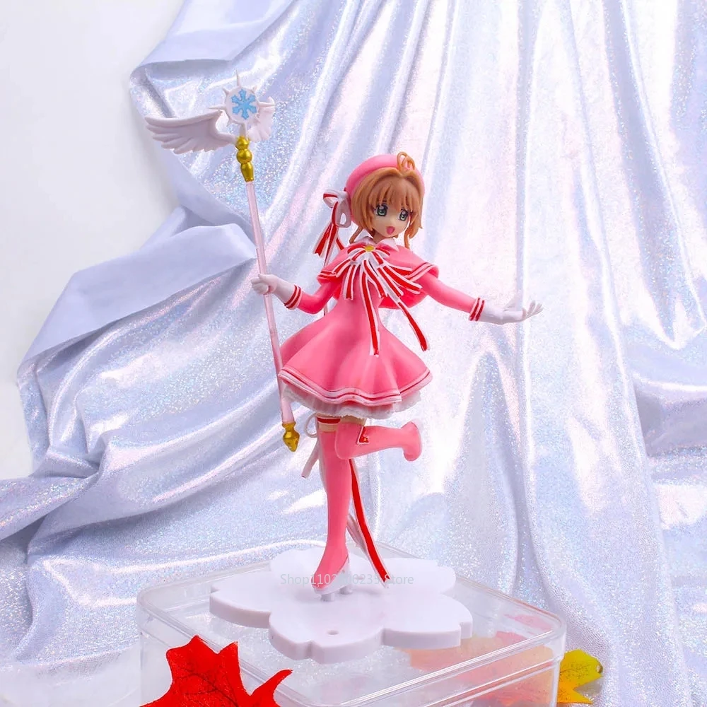 Anime Lovely Card Captor Kinomoto Sakura Action Figure PVC Models ...