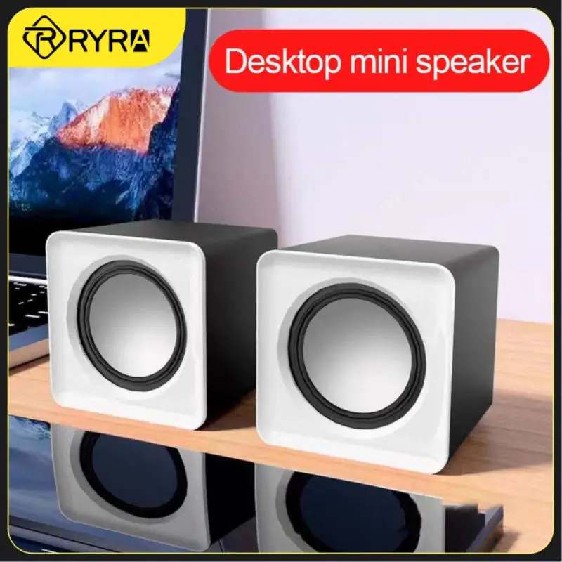 RYRA Mini Computer Speaker USB Wired Speakers Universal Stereo Sound ...