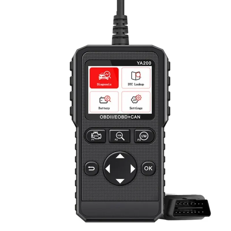 Herramienta de diagnóstico del sistema del motor del coche YA200 OBD2, detección multifuncional ...