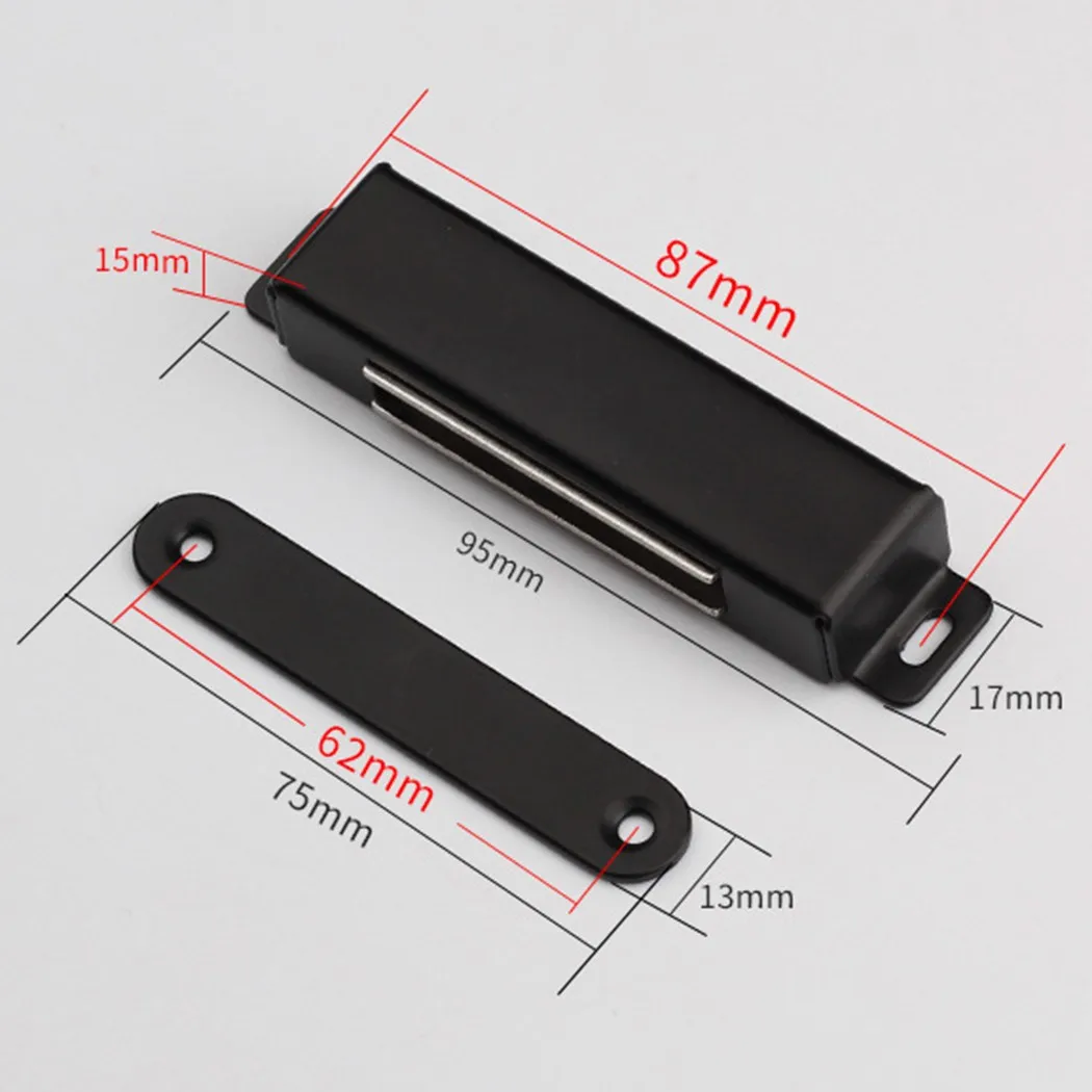 1pcs Magnetic Door Catch Cabinet Catches Stainless Steel Push To Open ...