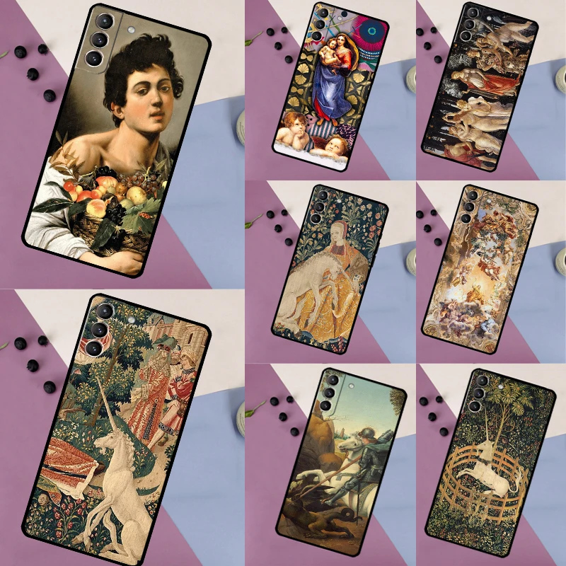 Renaissance-art-Painting-Case-For-Samsung-Galaxy-S22-S23-S24-Ultra-S9 ...