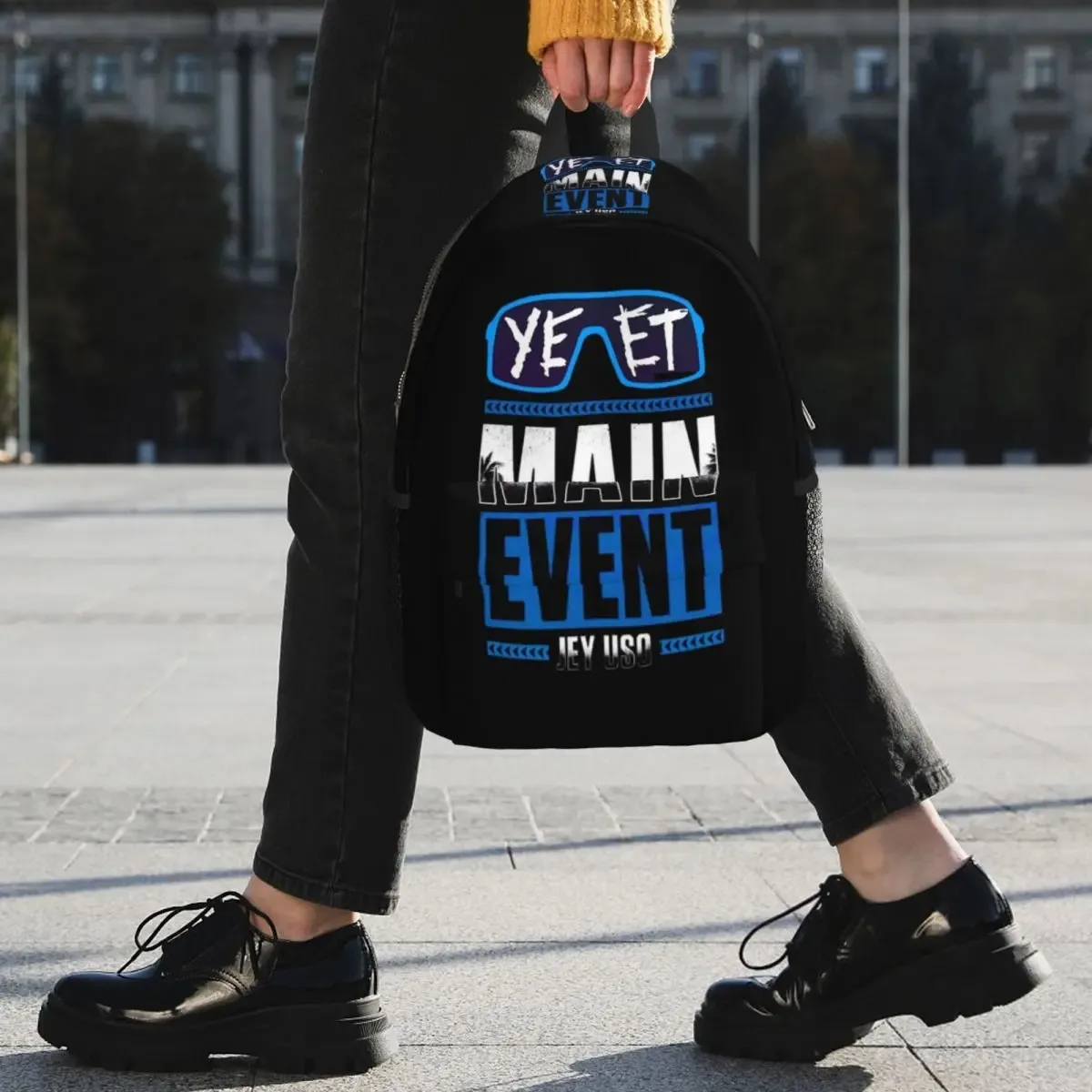 Jey Uso Yeet Backpack Logo Backpack Fashion Shopping Bag Vintage Bags ...