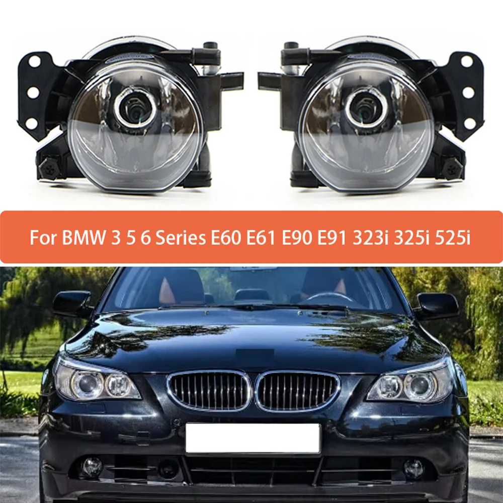 Front-Fog-Lights-Lamp-Housing-Lens-Clear-Auto-Foglight-Assembly-With ...
